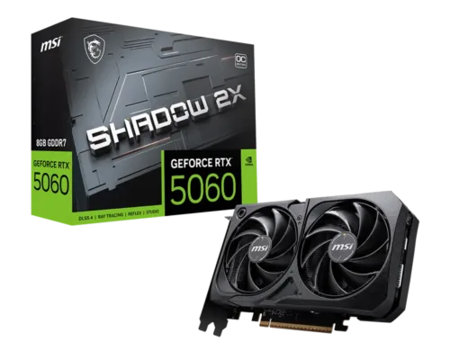 MSI GeForce RTX 5060 8GB Shadow 2X OC Graphic Card | Custom PC Build ...